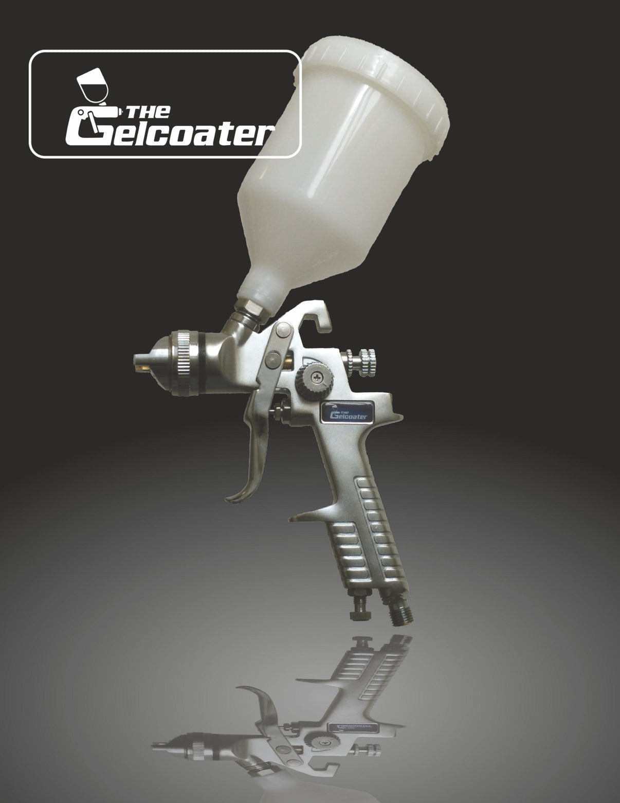 G-Two-Five (G2.5) HVLP Gelcoat & Resin Spray Gun with 1.4mm to 2.5mm N ...