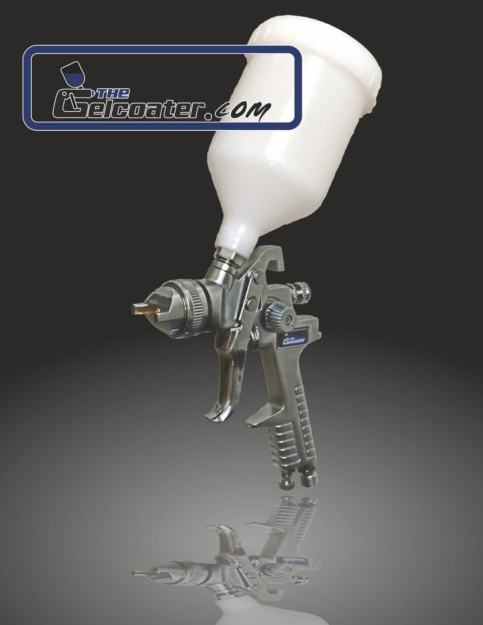 G-Two-Five (G2.5) HVLP Gelcoat & Resin Spray Gun with 1.4mm to 2.5mm N ...